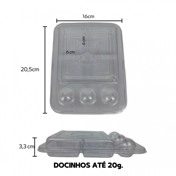 Flip Top 20x05un - CRISTAL - Flip Festas