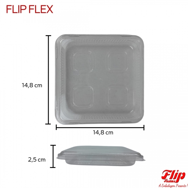 Flip Flex 30x05un - CHOCOLATE - Flip Festas
